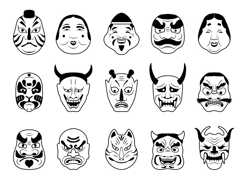 脸谱绘画素材 高清脸谱绘画素材下载 10000个脸谱绘画素材大全 稿定设计