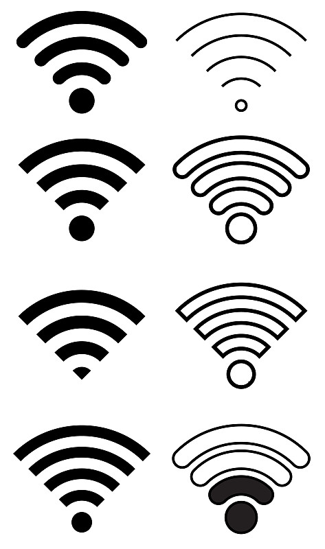 wifi图标图片 高清wifi图标素材下载 wifi图标素材大全 稿定设计