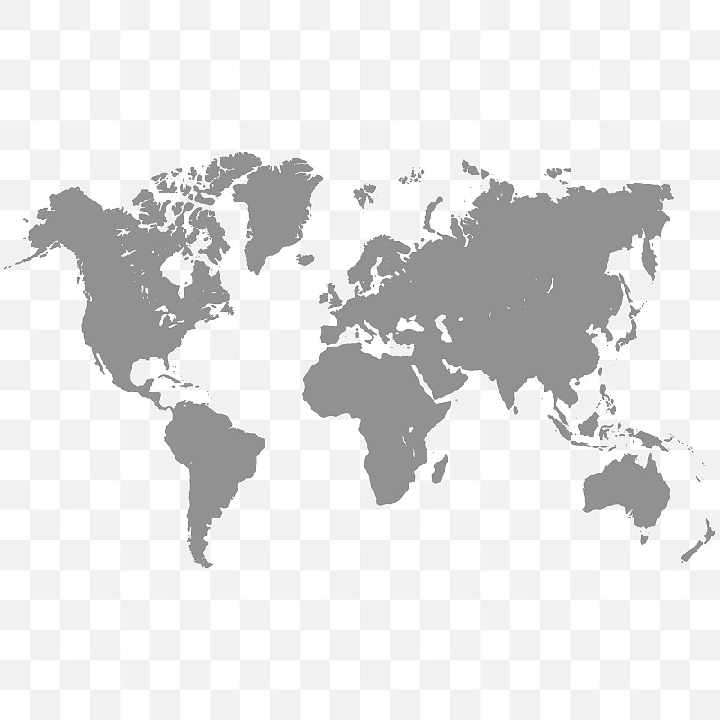 世界地图灰色图片 高清世界地图灰色素材下载 世界地图灰色素材大全 稿定设计