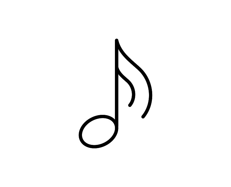 八分音符 八分音符图片 八分音符素材 稿定设计