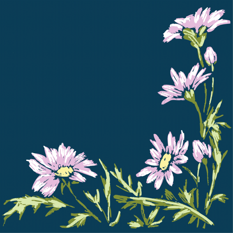 贺卡 草图 角落 矢量 菜园 自然 季节 鲜花盛开 边框 花朵 模板素材 稿定设计