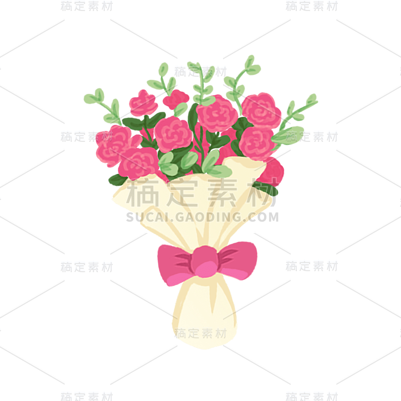 玫瑰花卡通素材 高清玫瑰花卡通素材下载 10000个玫瑰花卡通素材大全 稿定设计