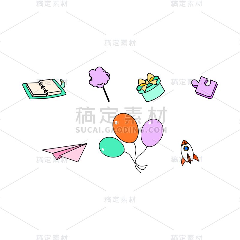 卡通纸飞机 卡通纸飞机图片 卡通纸飞机素材 稿定设计