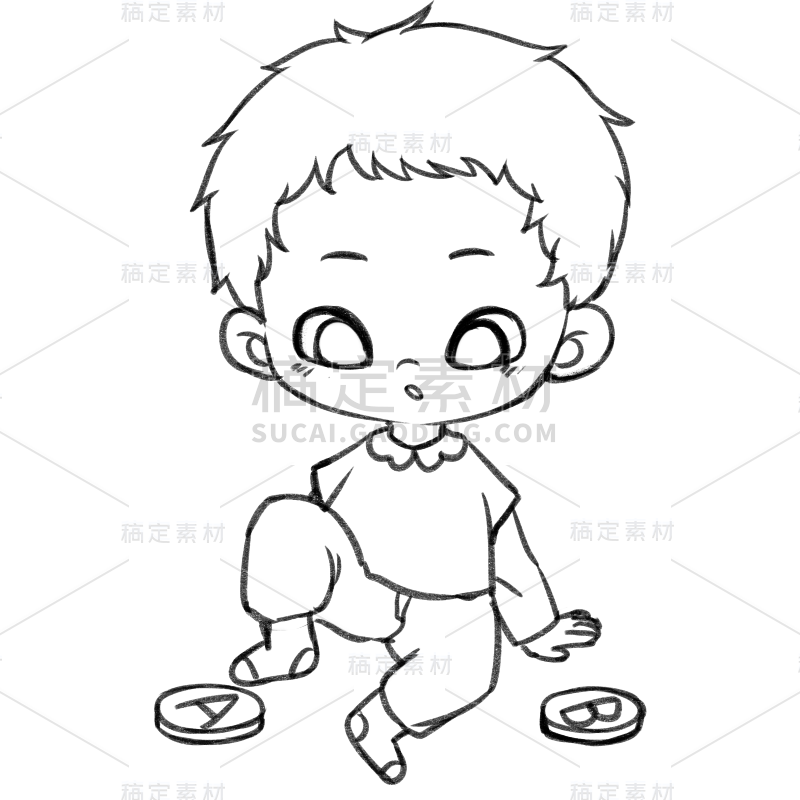 线稿人物图片 高清线稿人物素材下载 线稿人物素材大全 稿定设计
