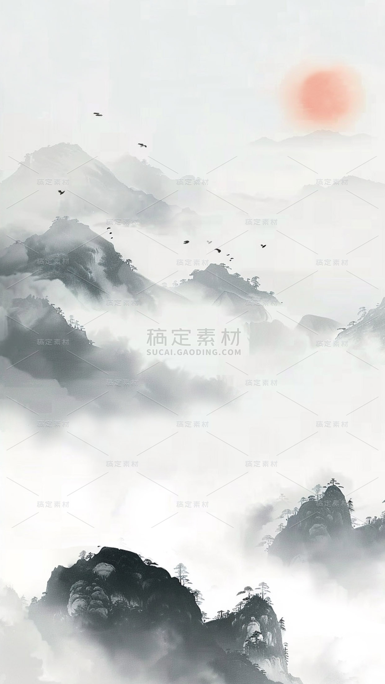 水墨画图片素材 高清水墨画图片素材下载 10000个水墨画图片素材大全 稿定设计