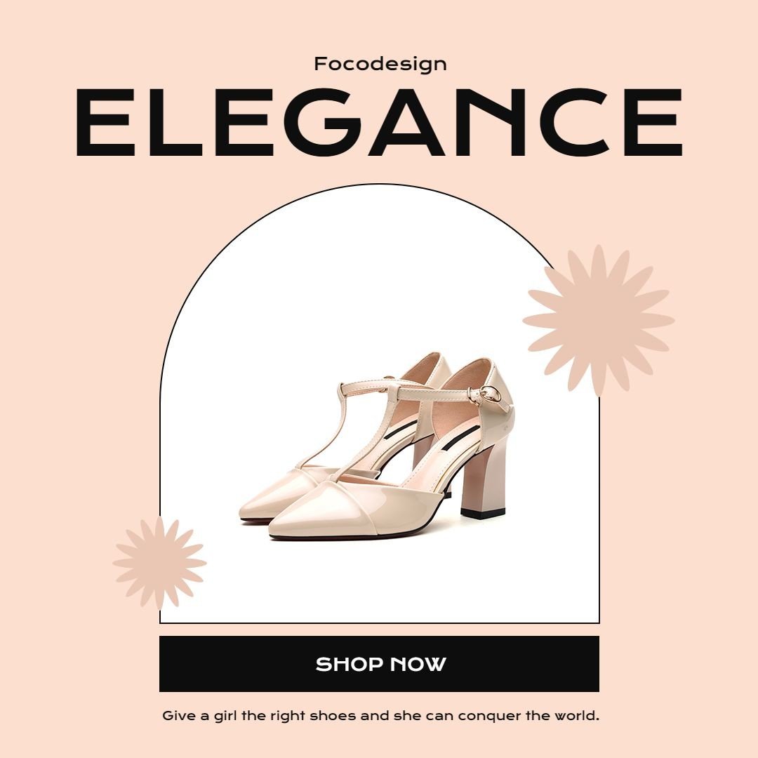 Women's Shoes High Heels Fashion Promo Ecommerce Product Image_图片模板素材-稿定设计