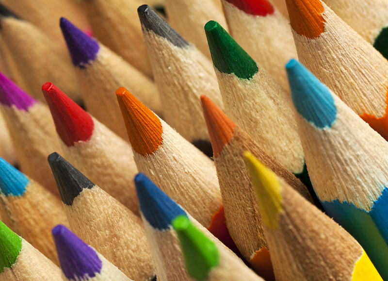 彩色铅笔的技巧_模板素材-稿定设计