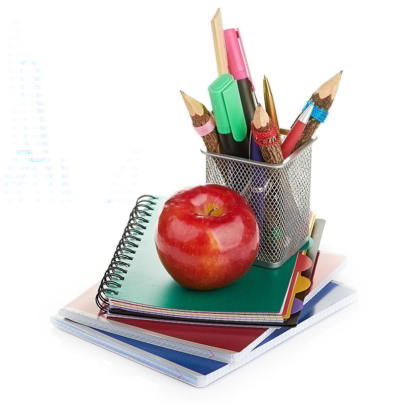 文具盒与学校设备_模板素材-稿定设计