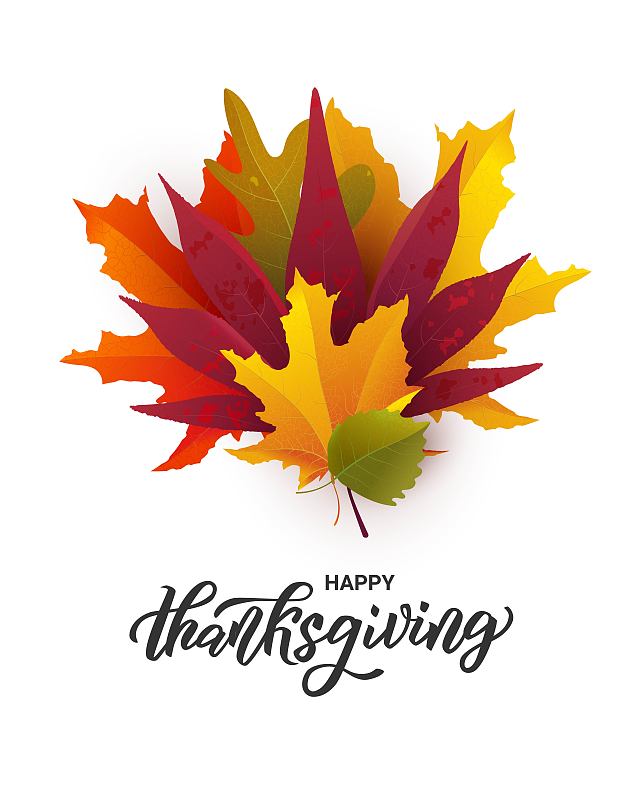 感恩节祝福语。感恩节庆祝贺卡。_模板素材-稿定设计