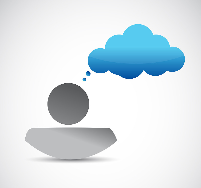 Avatar thinking bubble illustration design_模板素材-稿定设计