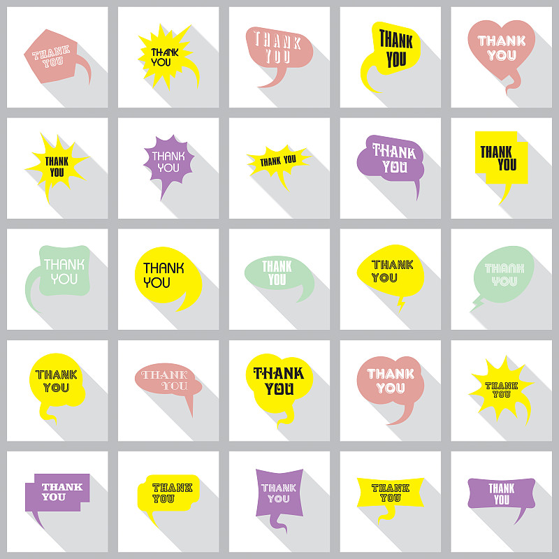 Direct messaging, DM, chat bubbles. Icons for comm_模板素材-稿定设计