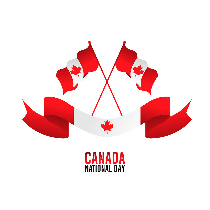 加拿大国庆日海报设计插画_模板素材-稿定设计