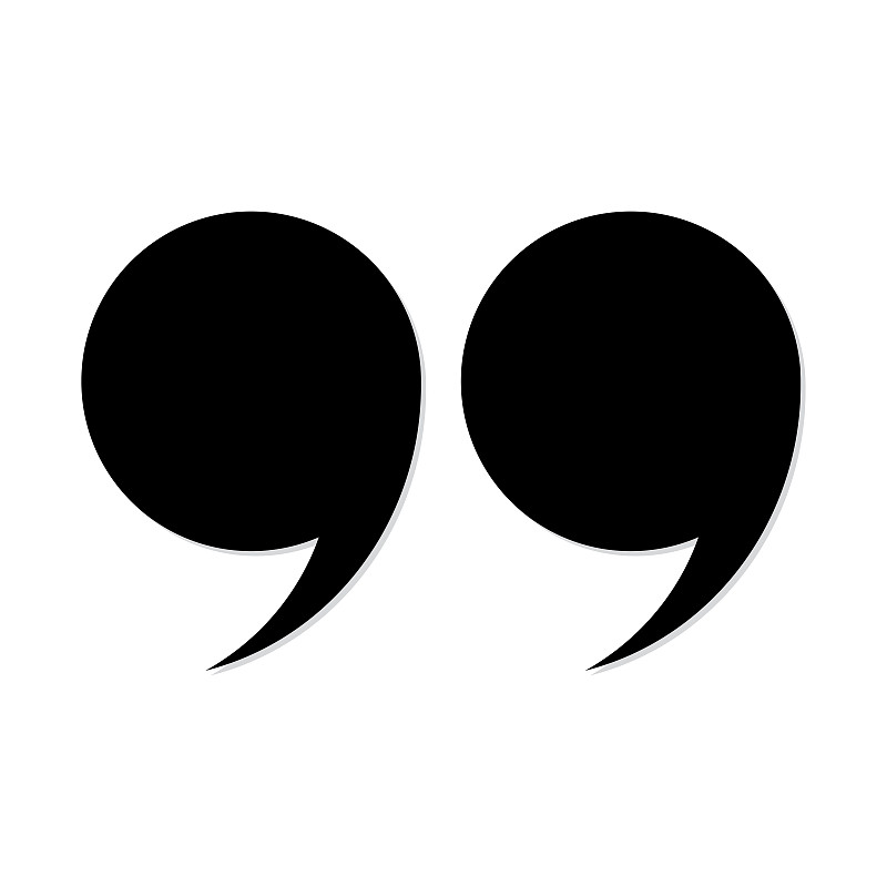 Quote vector icon, sign, symbol for web design app_模板素材-稿定设计