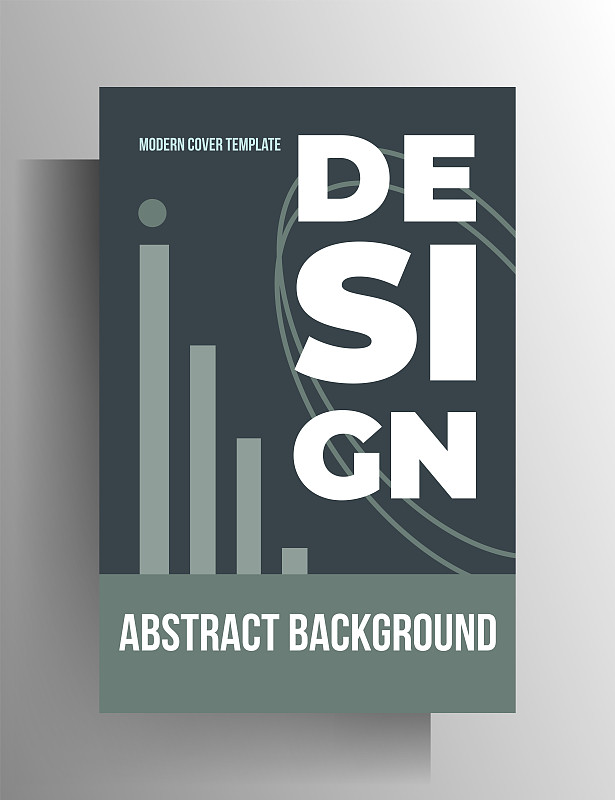 Geometric design cover template for book, booklet,_模板素材-稿定设计