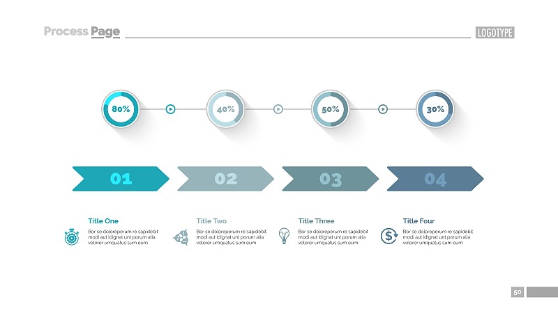 四选项比较幻灯片模板_模板素材-稿定设计