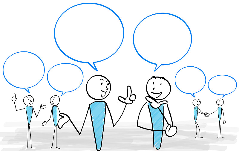 People and communication scene set_模板素材-稿定设计