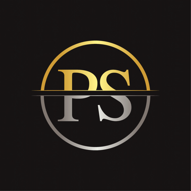 initial monogram letter ps logo design template_模板素材-稿定设计