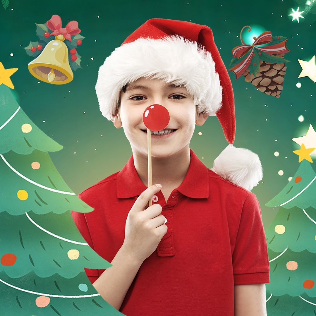 Christmas Seasonal Greetings Profile Picture Templates_图片模板素材-稿定设计