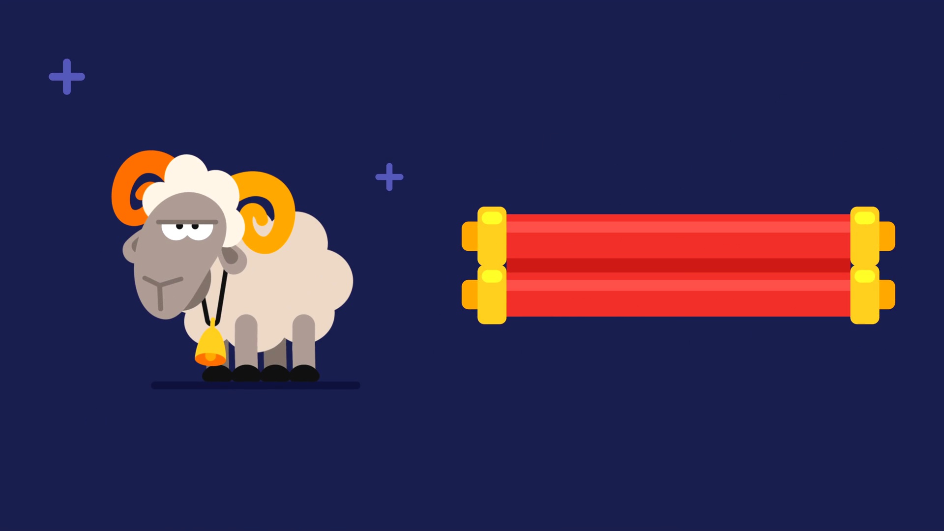 象形文字Ram Scroll滑稽动物角色中国星座_模板素材-稿定设计