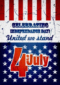 美国国庆日,国内著名景点,白昼,红色,季节,七月,数字4,庆祝_模板素材-稿定设计